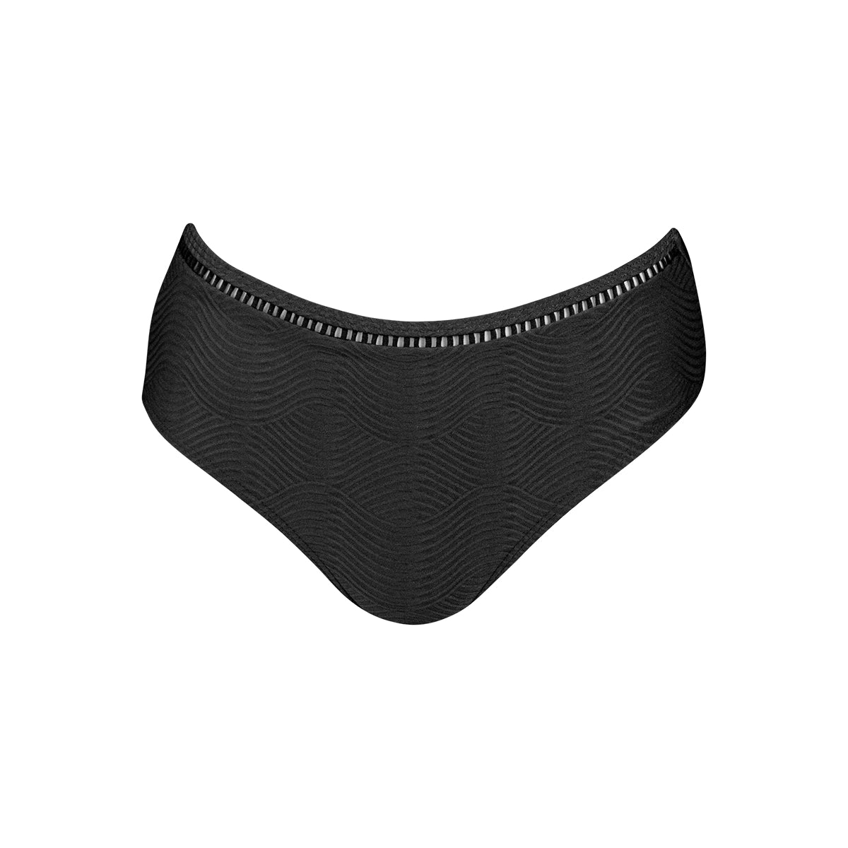 Black Eyelet High Waisted Bottom – Heat Swimwear