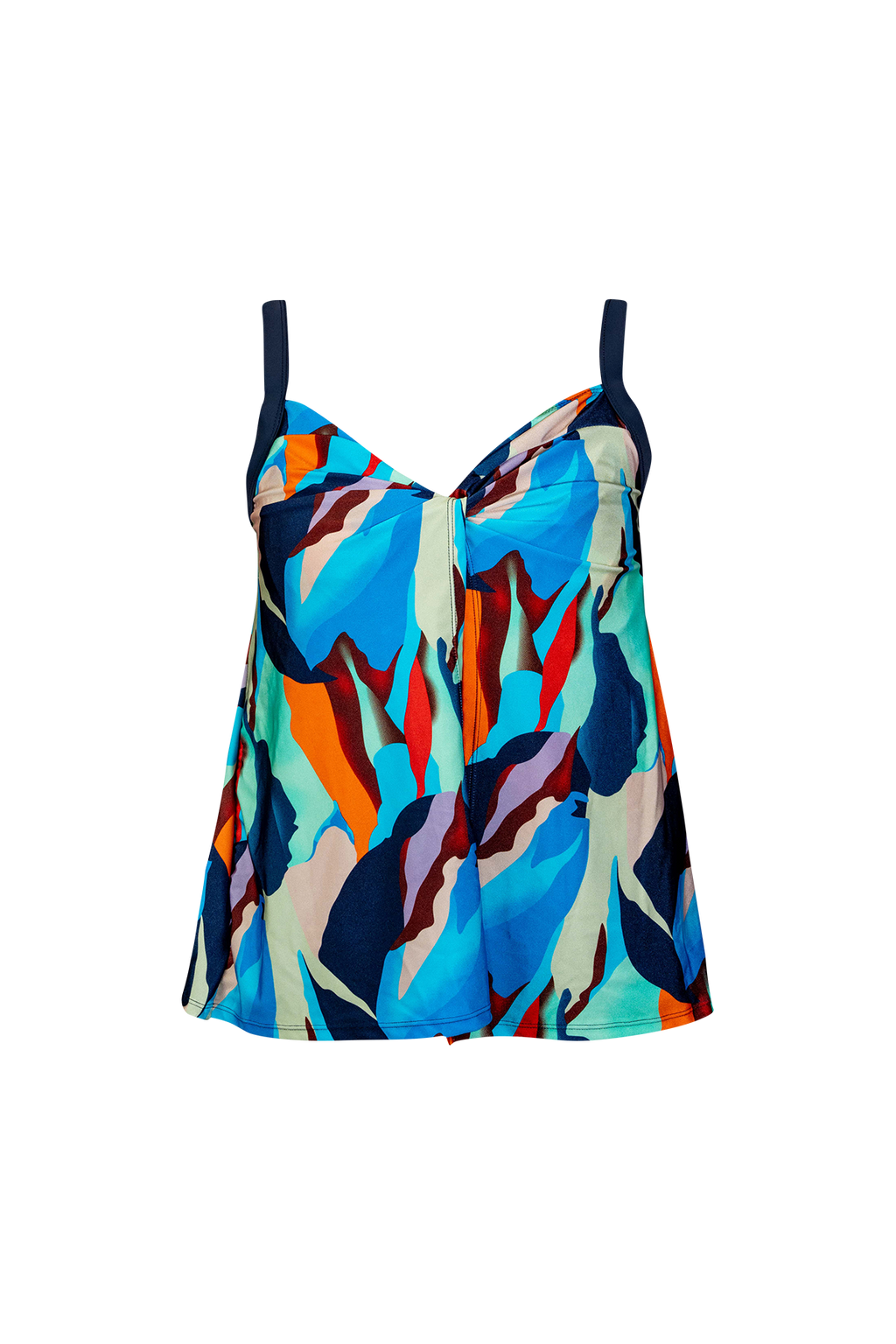 Ocean Front V-Neck Knotted Flyaway Tankini – Heat Swimwear